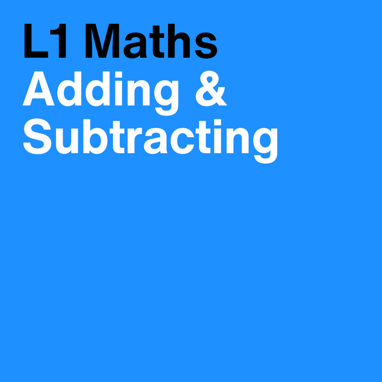 Adding & Subtracting (L1 Maths) | Learnest