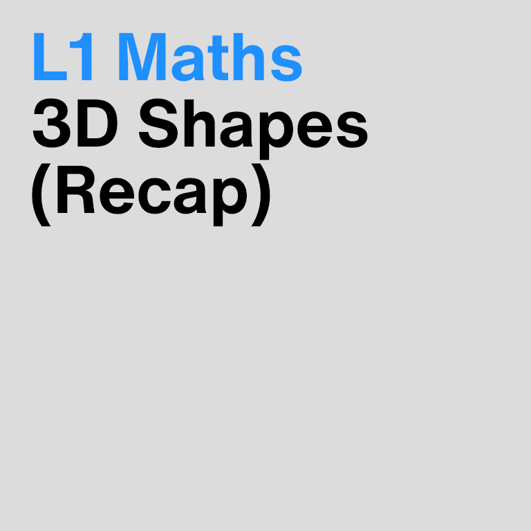 Recap: Introduction To 2D Shapes (L1 Maths) | Learnest