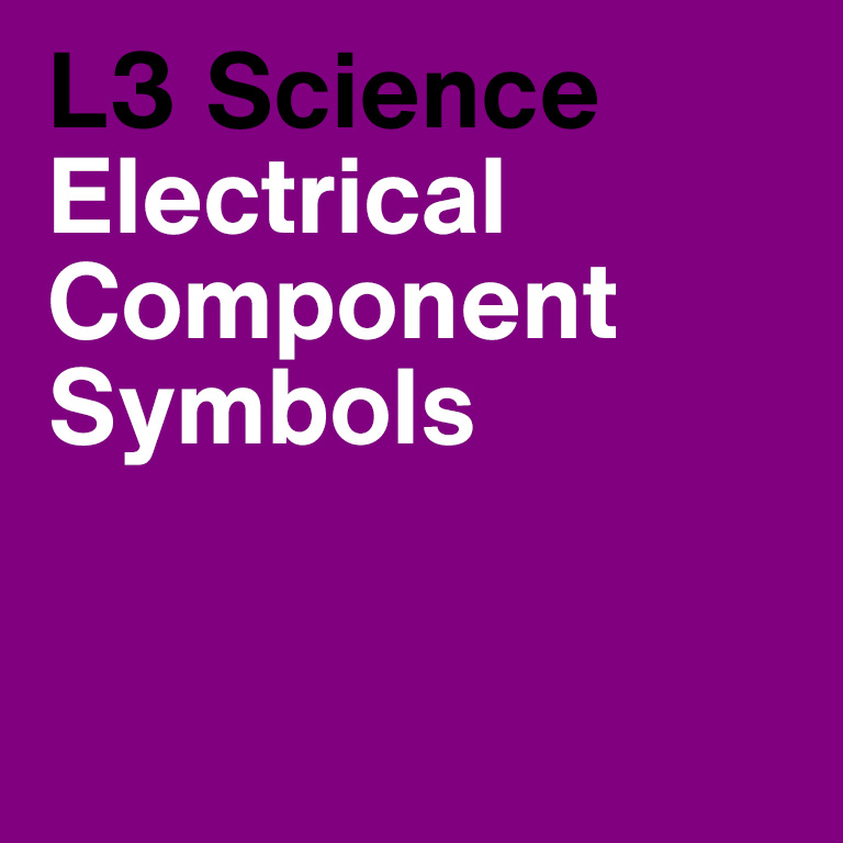 Electrical Component Symbols (L3 Science) | Learnest