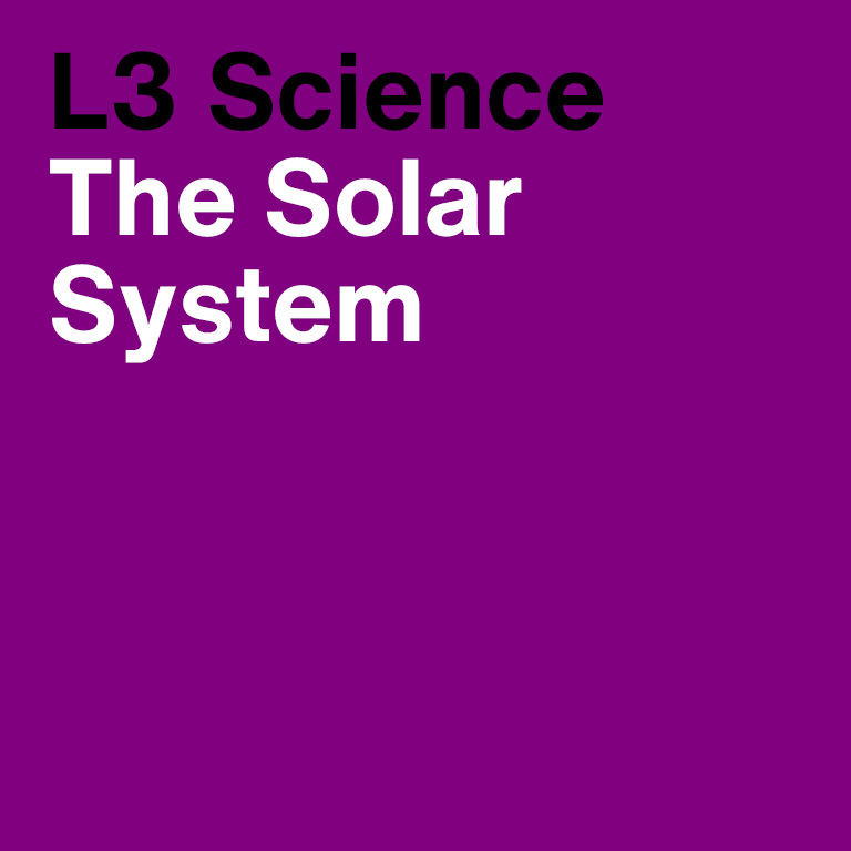 The Solar System (L3 Science) | Learnest
