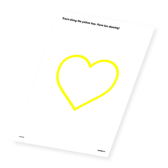 Love Heart (Tracing) | Learnest