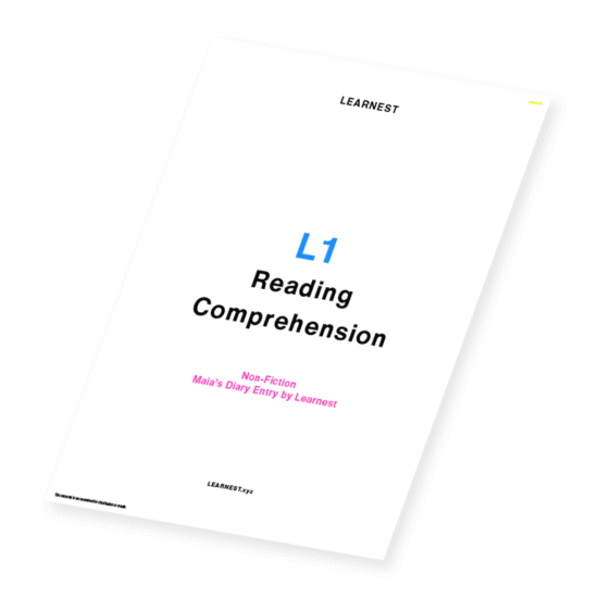 Maia's Dairy Entry (L1 Comprehension) | Learnest