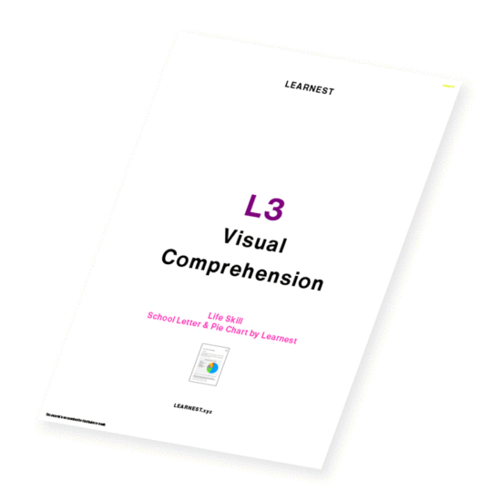 School Letter & Pie Chart (L3 Comprehension) | Learnest