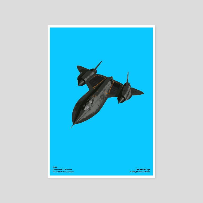 Lockheed SR-71 Blackbird (Poster) | LearnestPrimary.com