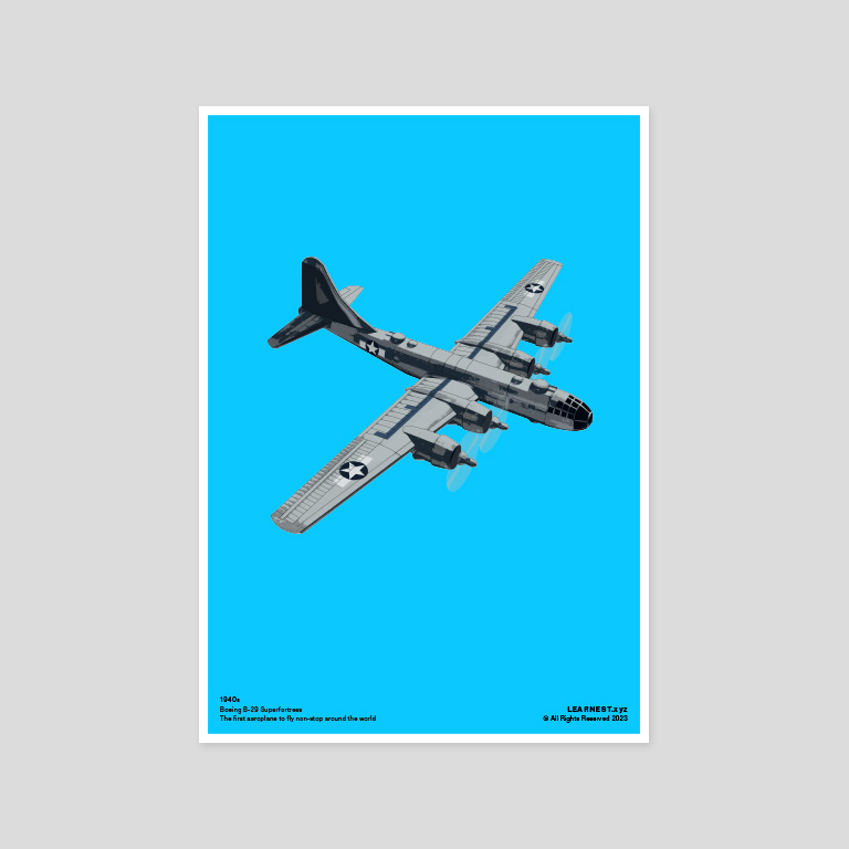Boeing B-29 Superfortress (Poster) | Learnest