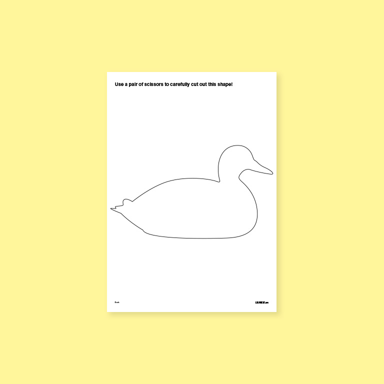 Duck (Cut-Out) | Learnest