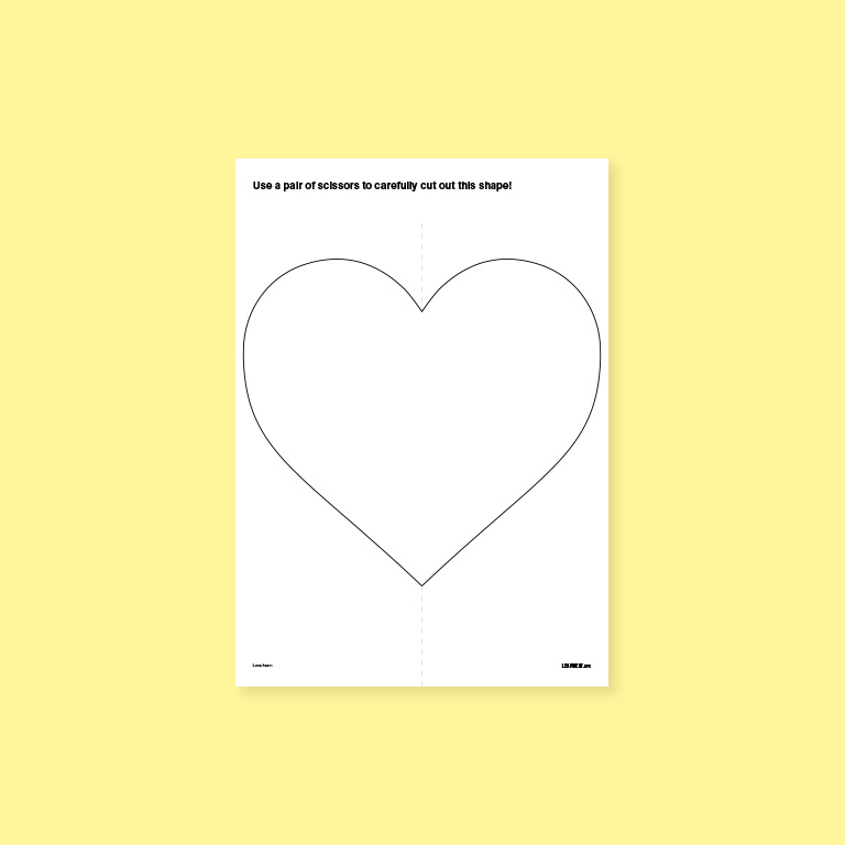 Love Heart (Cut-Out) | Learnest